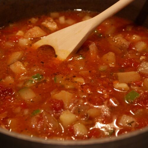 Zucchini Stew - $5 Dinners | Budget Recipes, Meal Plans, Freezer Meals