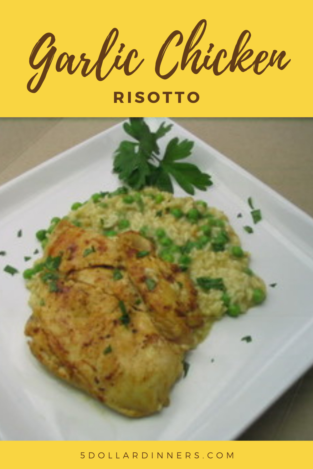 Garlic Chicken Risotto - $5 Dinners | Budget Recipes, Meal Plans ...