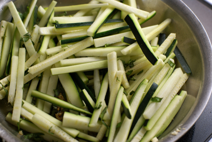 Angel Hair with Julienned Zucchini – Grow. Eat. $ave.