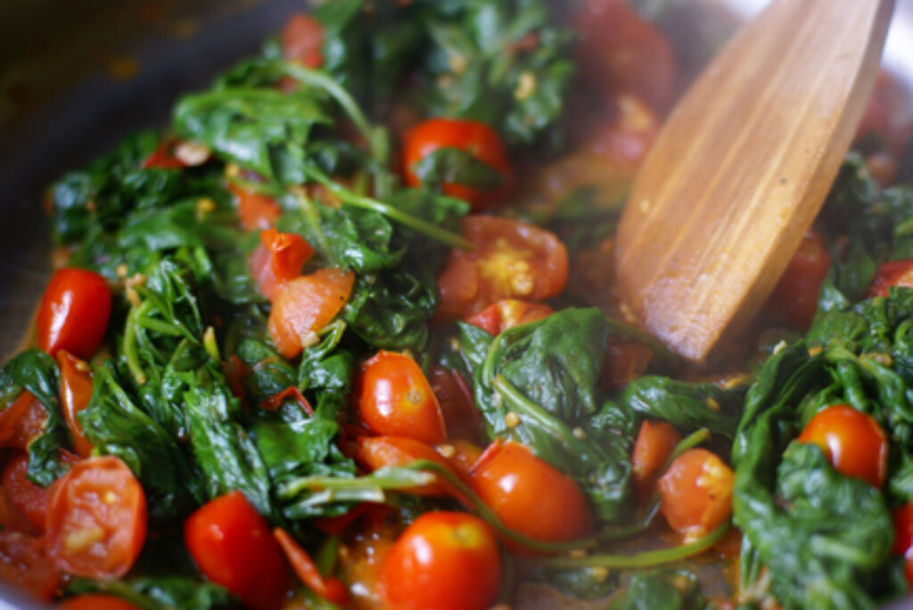 Spinach Tomato Saute - $5 Dinners | Budget Recipes, Meal Plans, Freezer ...