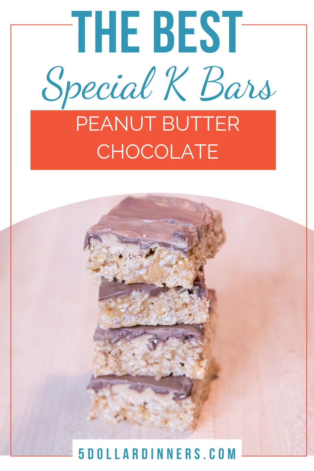 Peanut Butter Chocolate Special K Bars Recipe - $5 Dinners