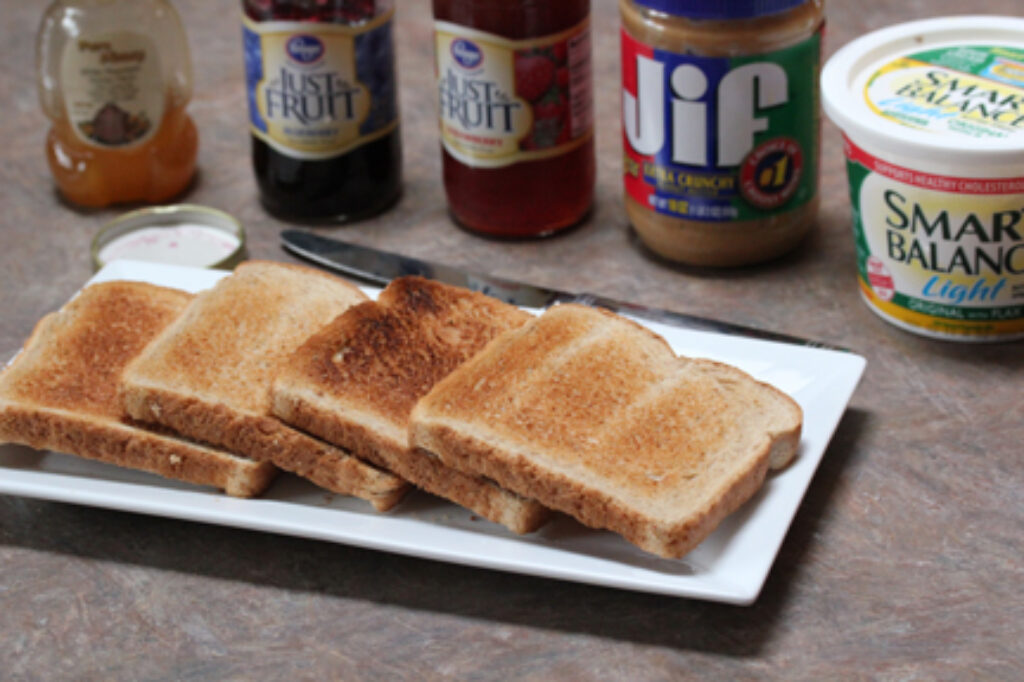 "Toast Bar" - An Easy Non-Cereal Breakfast - $5 Dinners | Budget ...