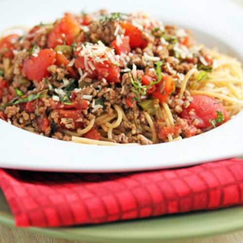 Chunky Spaghetti Sauce - $5 Dinners | Budget Recipes, Meal Plans ...