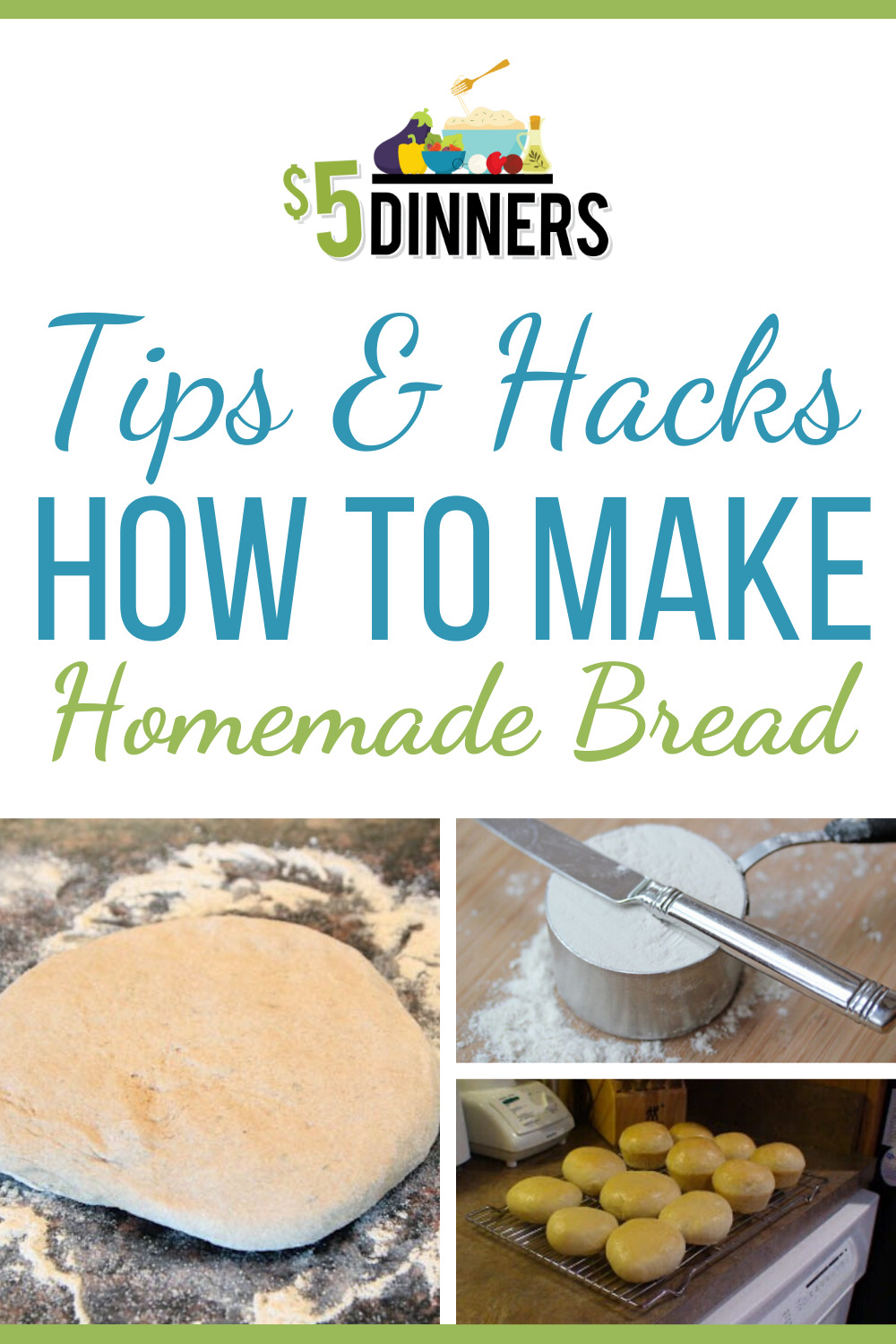How to Make Homemade Bread - $5 Dinners Cooking Tutorials