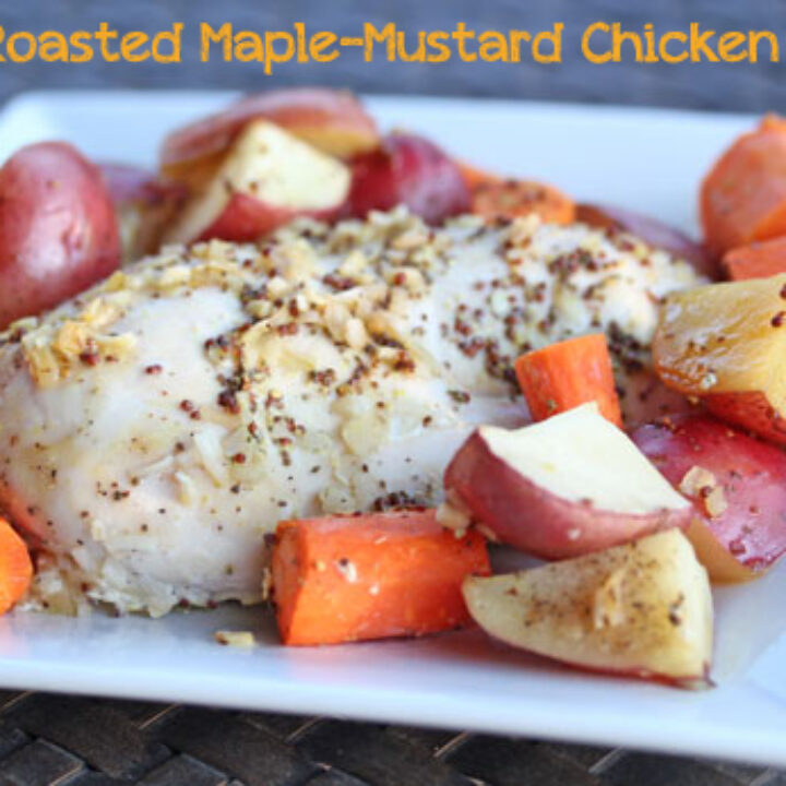 Roasted Maple Mustard Chicken Recipe