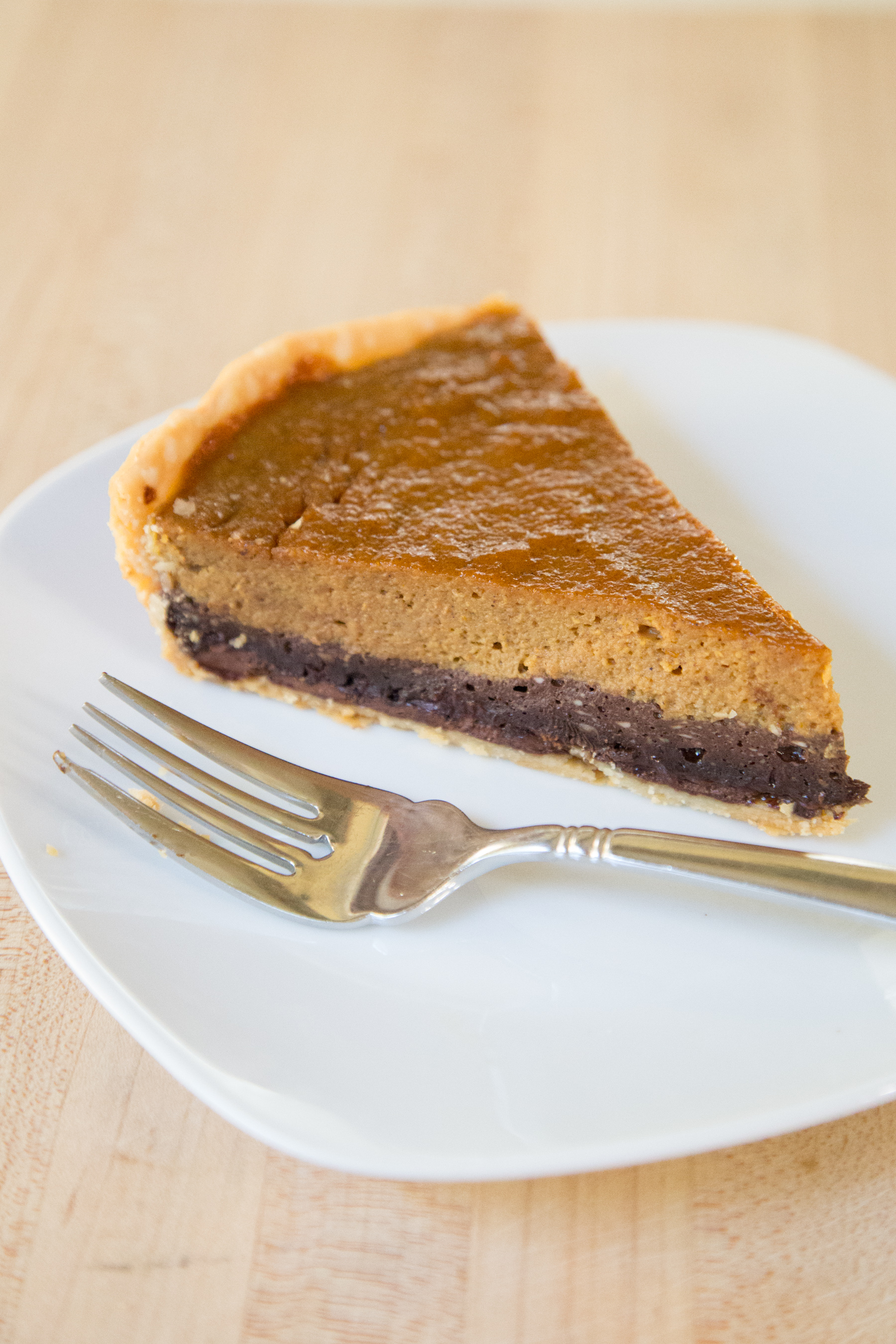 Pumpkin Double Chocolate Cheesecake Pie Recipe