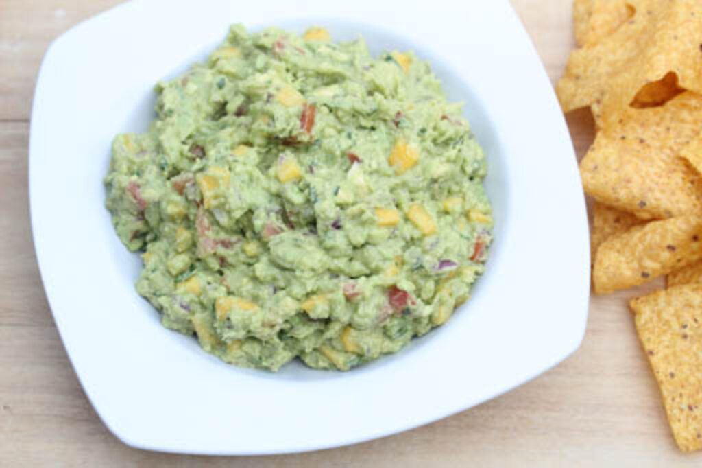 Chunky Guacamole with Mango & Red Onion - $5 Dinners