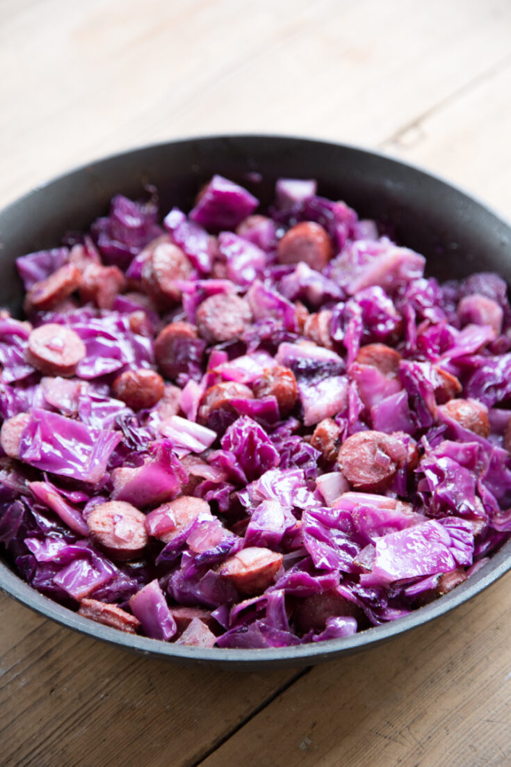 Sausage & Cabbage Skillet Dinner - $5 Dinners