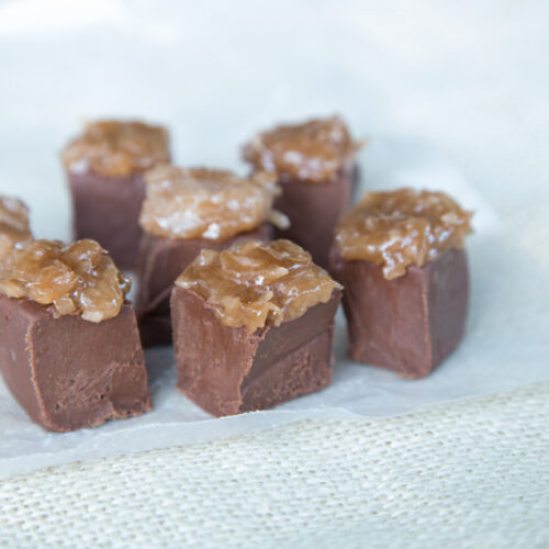 Recipe for German Chocolate Fudge
