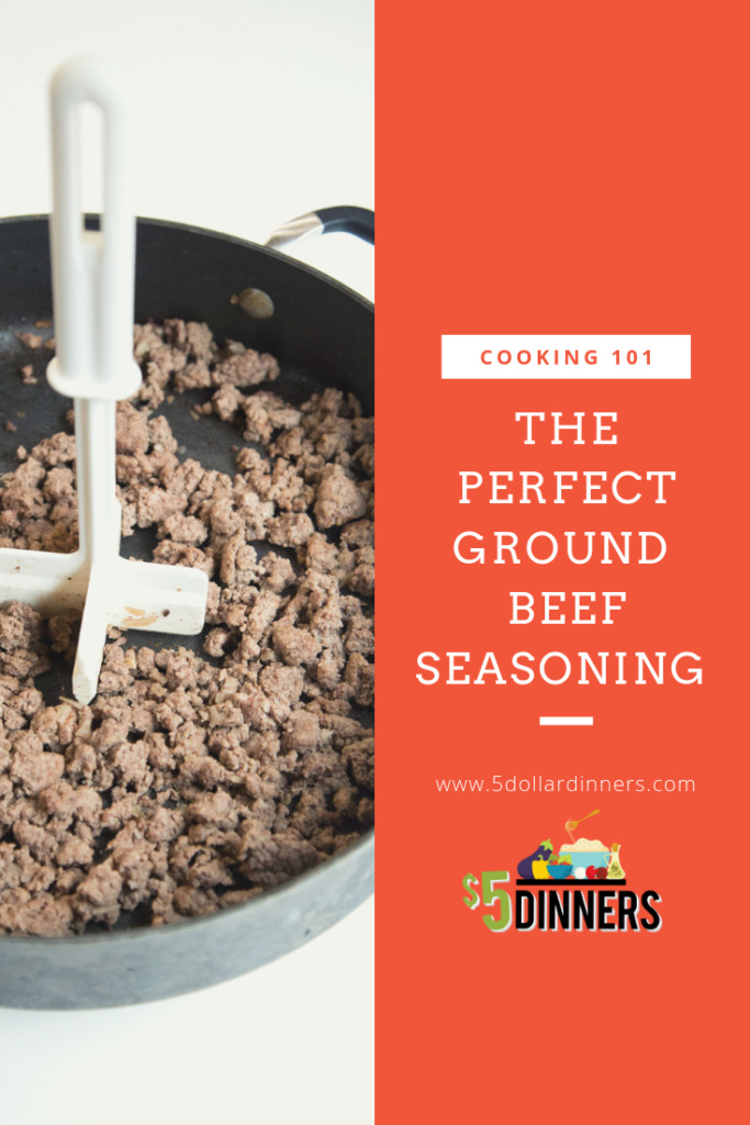 Perfectly Seasoned Ground Beef - A Recipe and "Ratio"