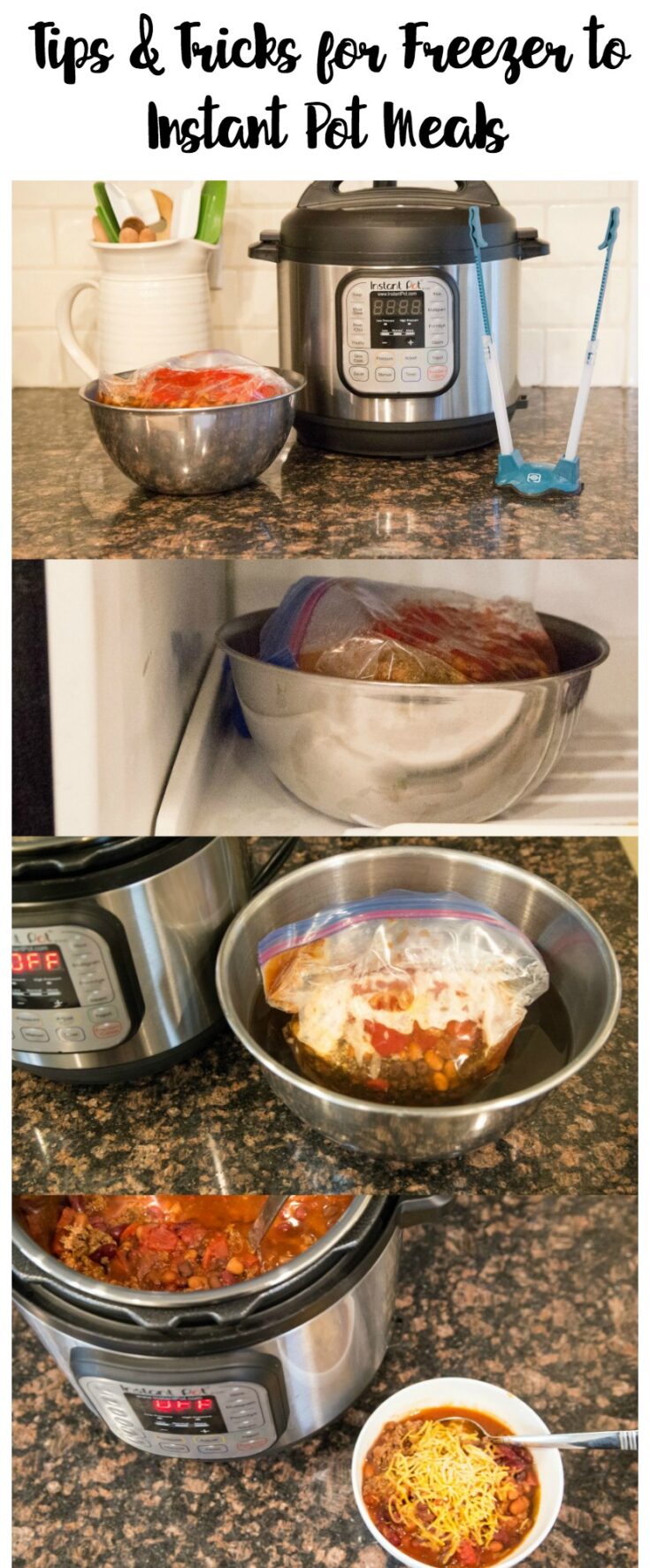 Freezer to Instant Pot Chili Recipe - $5 Dinners