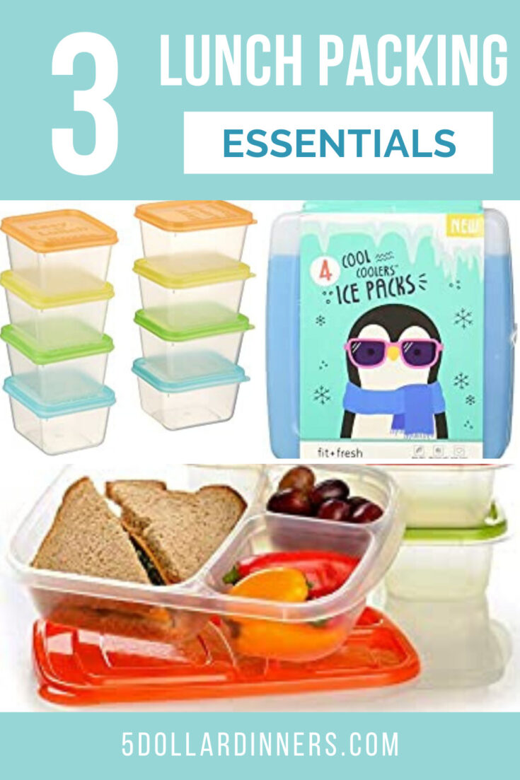 3 Lunch Box Packing Essentials - $5 Dinners | Recipes & Meal Plans