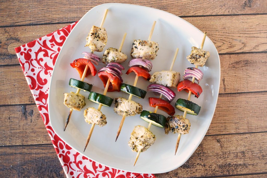 Garlic Chicken Kebabs Recipe