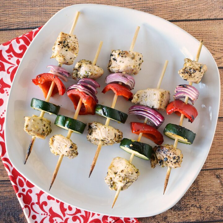 Garlic Chicken Kebabs Recipe