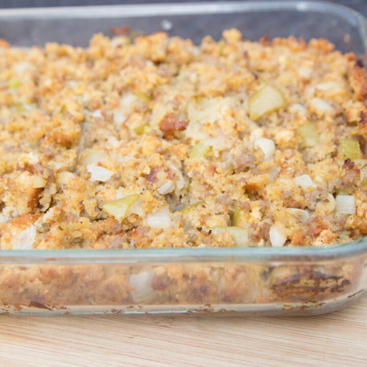 Sausage Apple Cornbread Stuffing Recipe - $5 Dinners