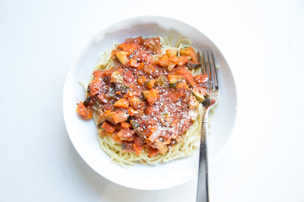 Vegetable Ragu with Pasta Recipe - $5 Dinners