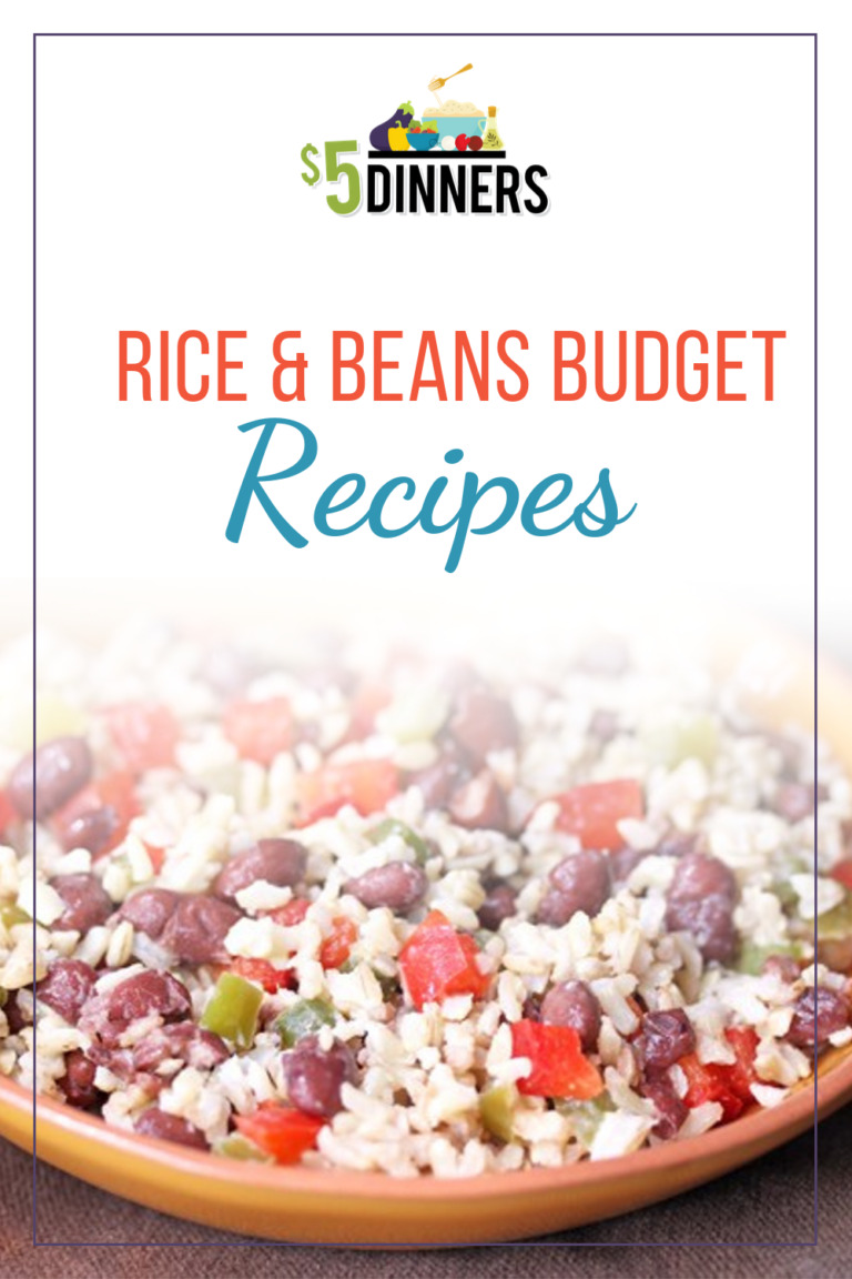 Best Rice and Beans Budget Recipes from $5 Dinners