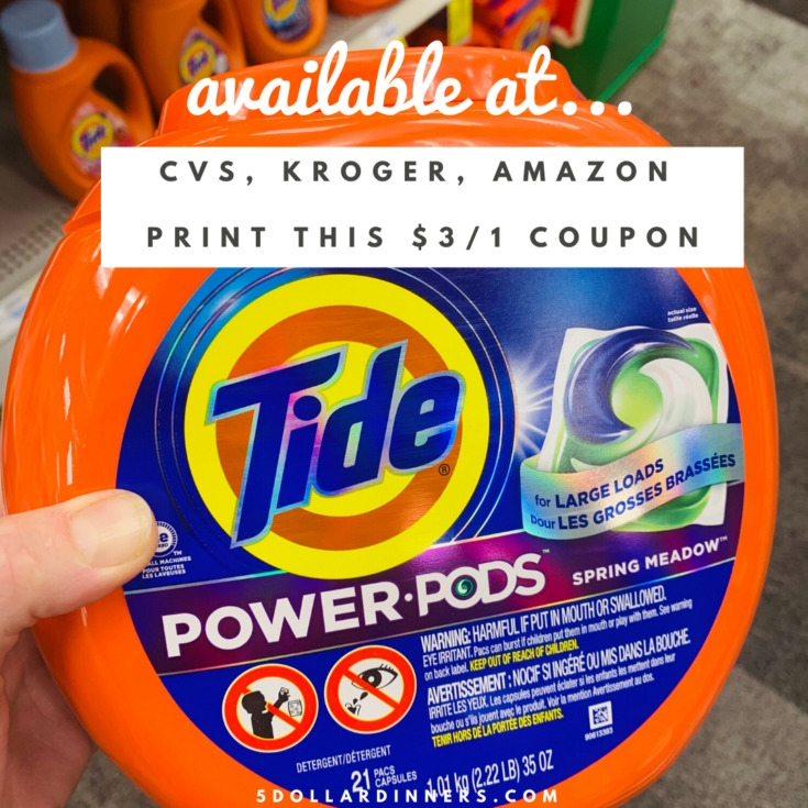 Last Call to Print $3/1 Tide Coupon! - $5 Dinners | Budget Recipes ...