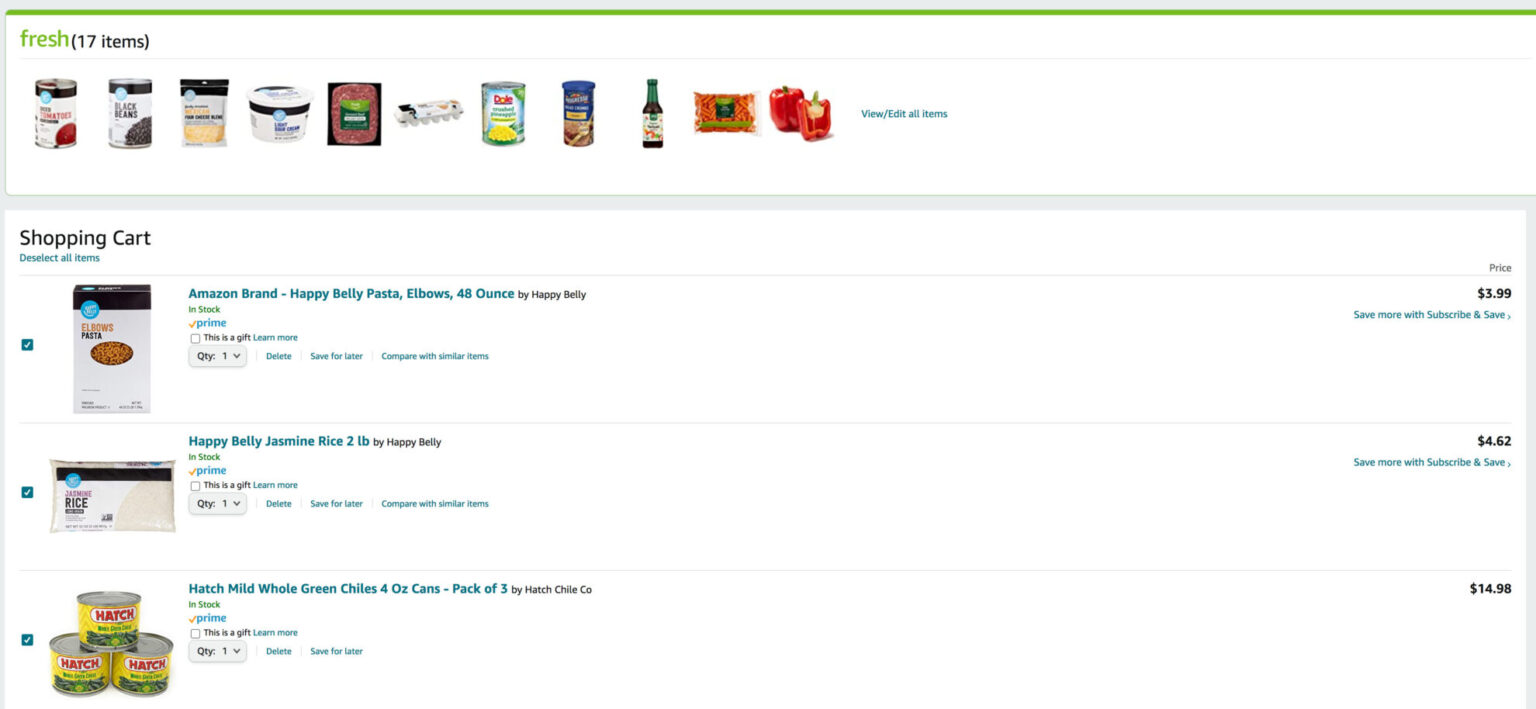 Amazon Accepting SNAP EBT on Qualifying Orders - See My Grocery Haul ...