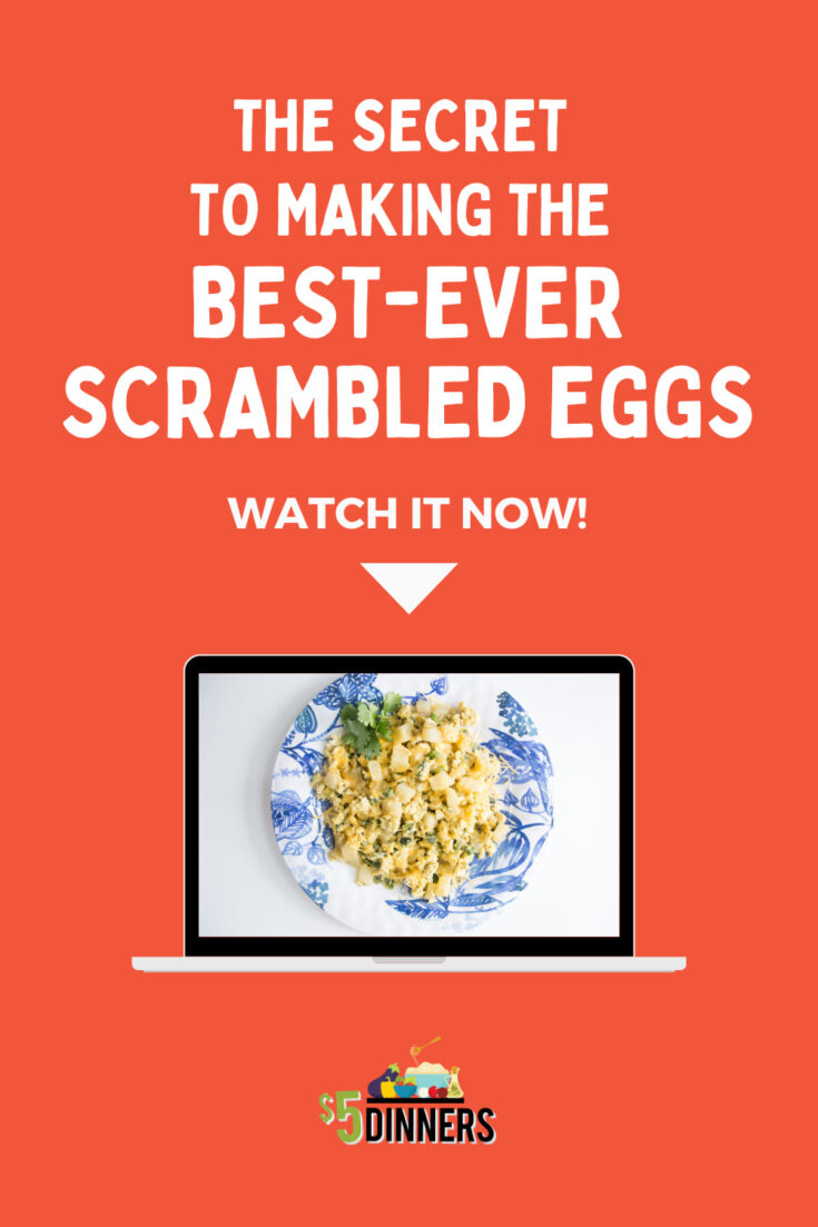 VIDEO: How to Make Perfect Scrambled Eggs - $5 Dinners