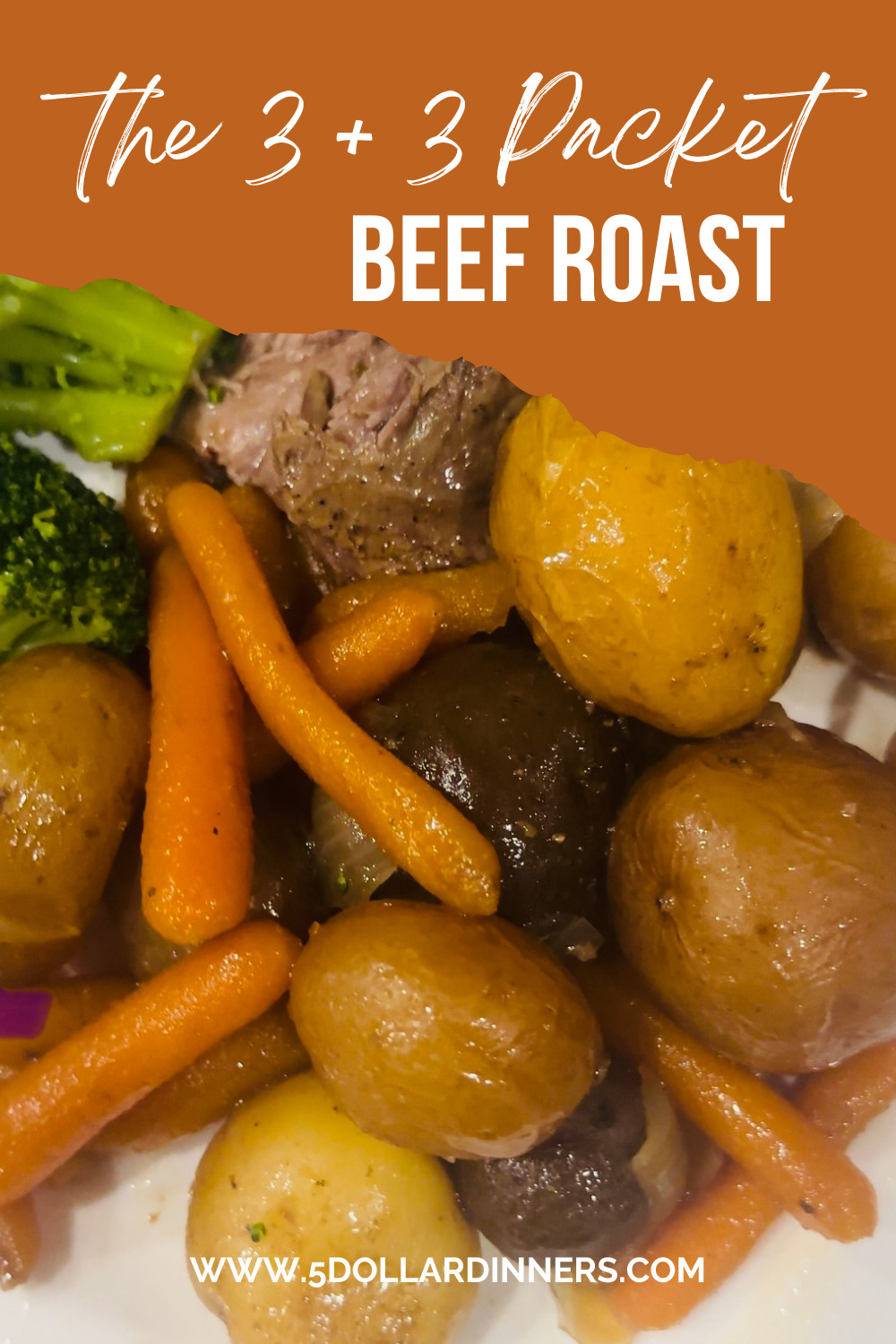 The 3 + 3 Packet Beef Roast - $5 Dinners | Budget Recipes, Meal Plans ...