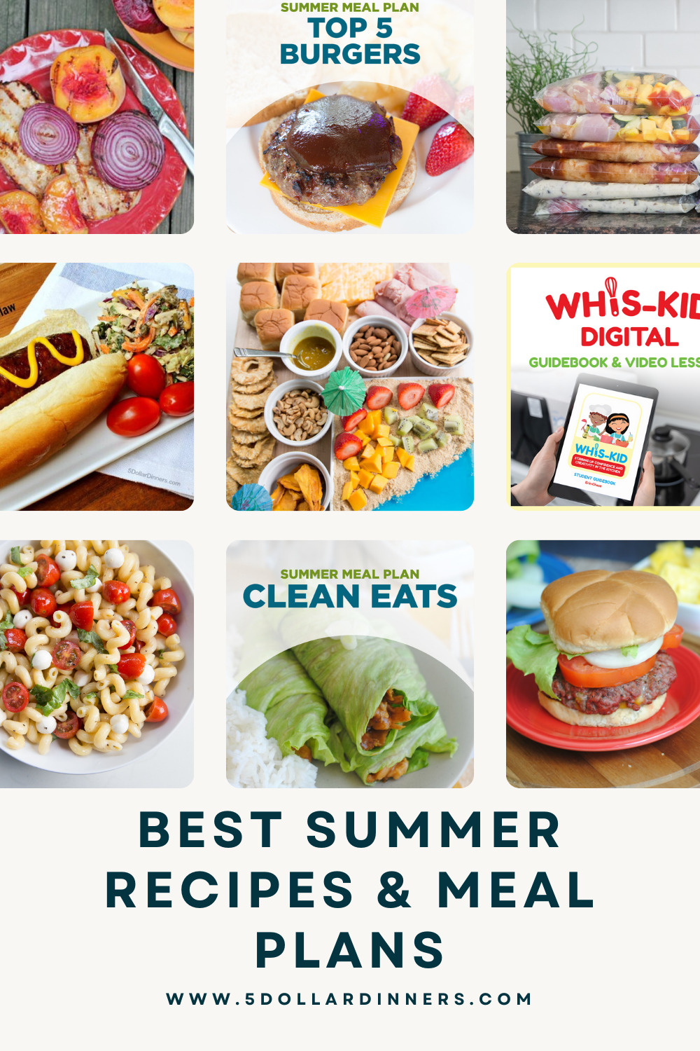Best Summer Recipes | $5 Dinners Recipes & Meal Plans