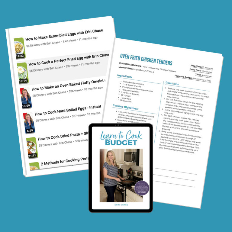 Easy Budget Recipes, Freezer Meal Plans, and Cooking Tutorials