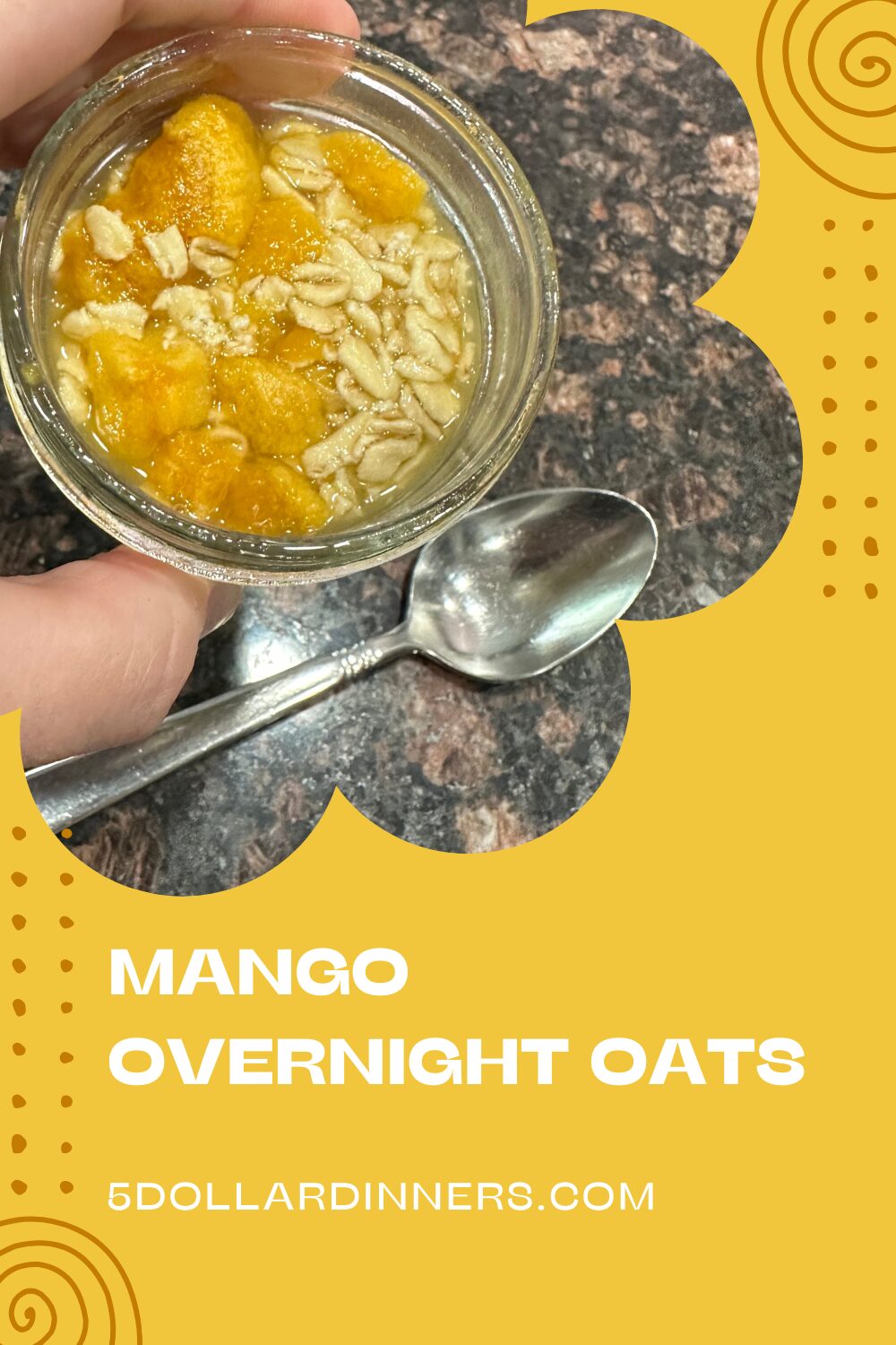 Mango Overnight Oats - $5 Dinners | Budget Recipes, Meal Plans, Freezer ...