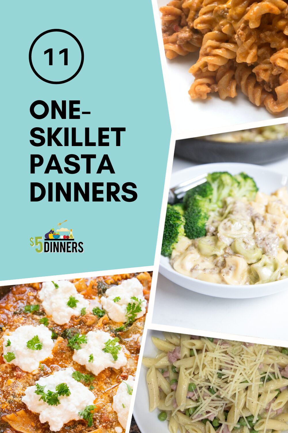 RECIPE ROUNDUP: One-Skillet Pasta Dinners - $5 Dinners | Budget Recipes ...