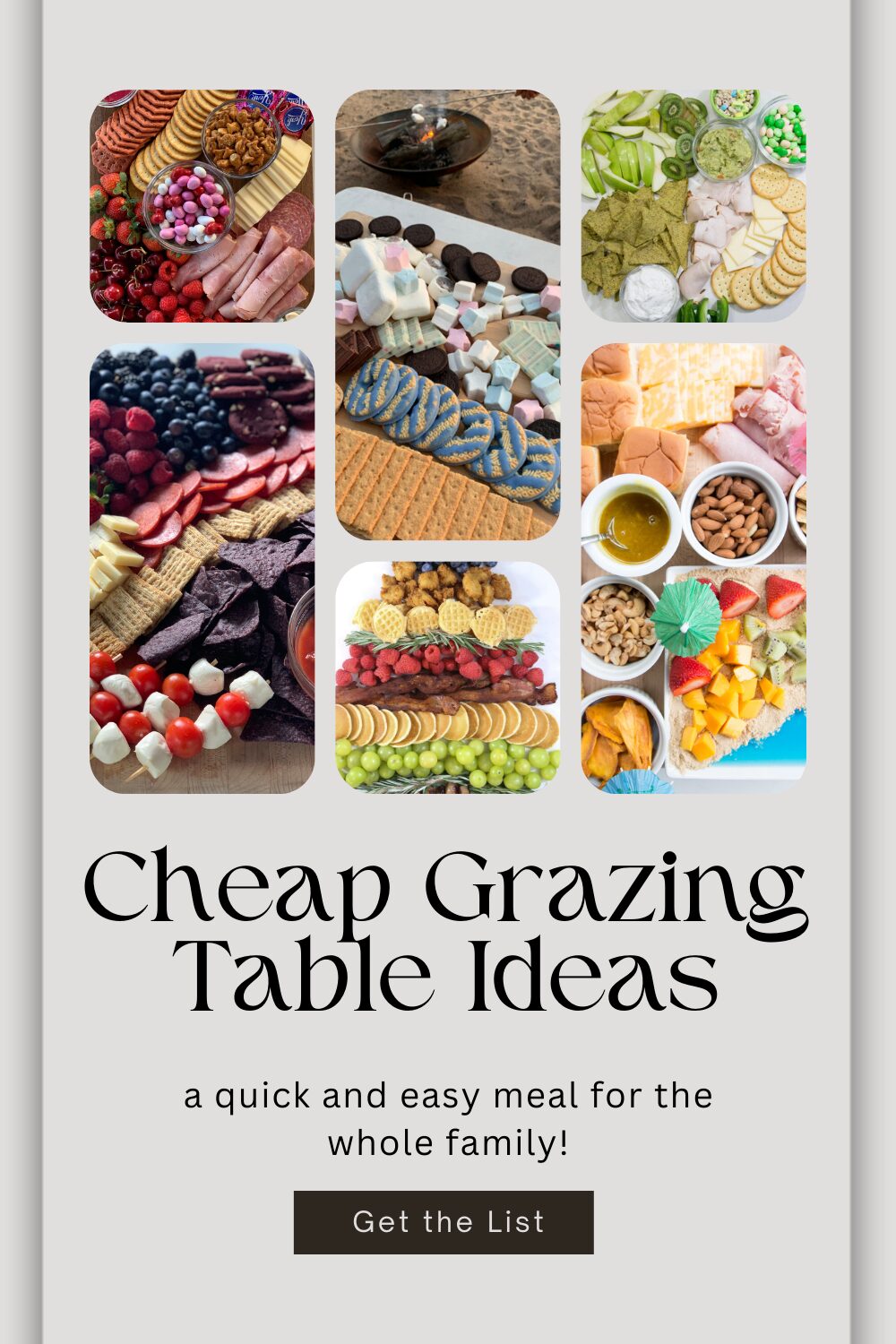 Cheap Grazing Table Idas - $5 Dinners | Budget Recipes, Meal Plans ...