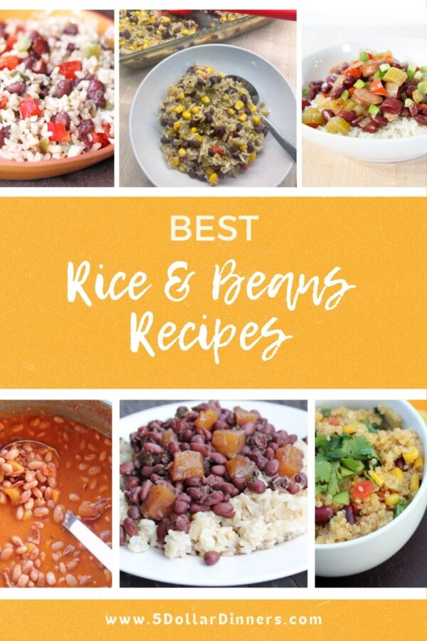 Rice and Beans Week: 2024 - $5 Dinners | Budget Recipes, Meal Plans ...