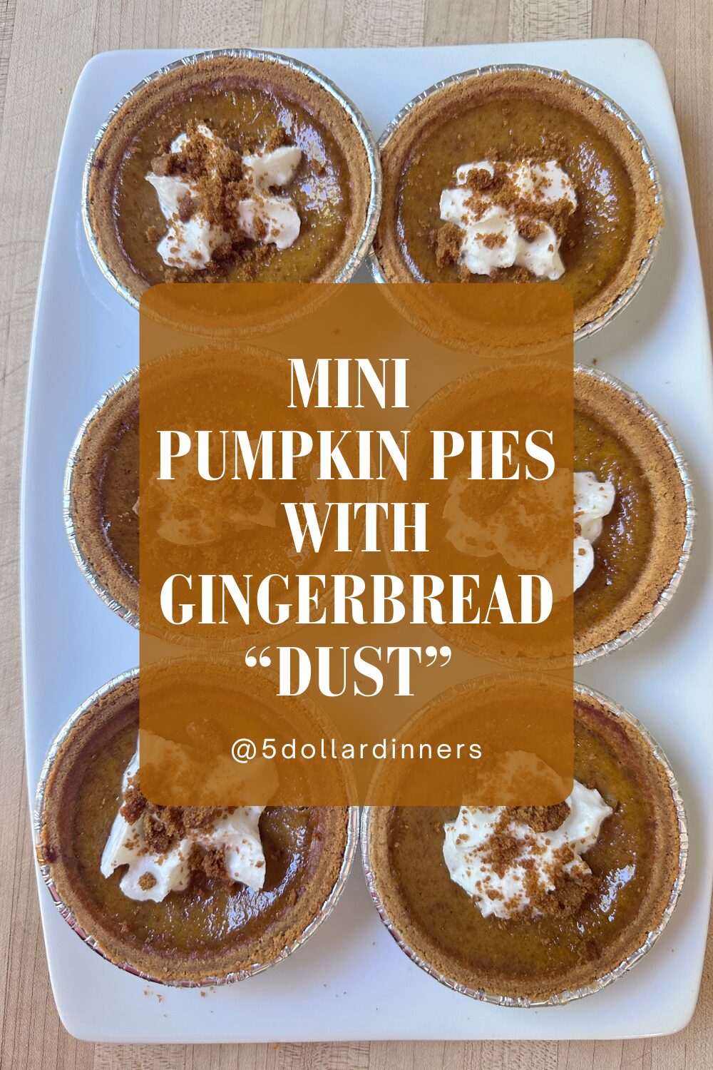 Mini Pumpkin Pies: Save Big on Saturdays at Dollar General