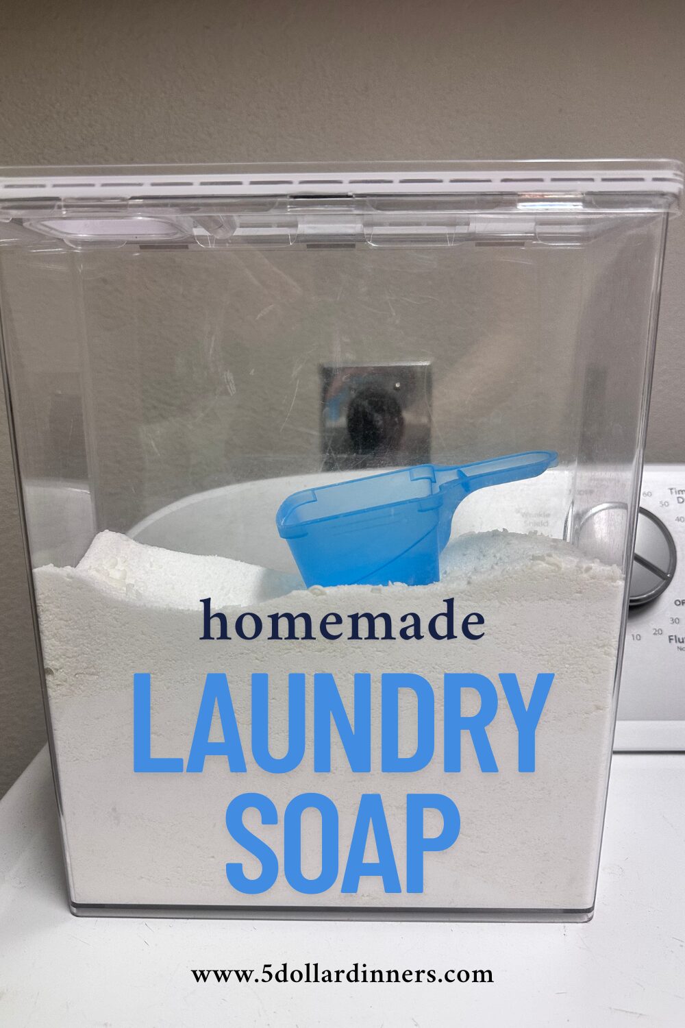 Homemade Powder Laundry Soap - $5 Dinners | Budget Recipes, Meal Plans ...