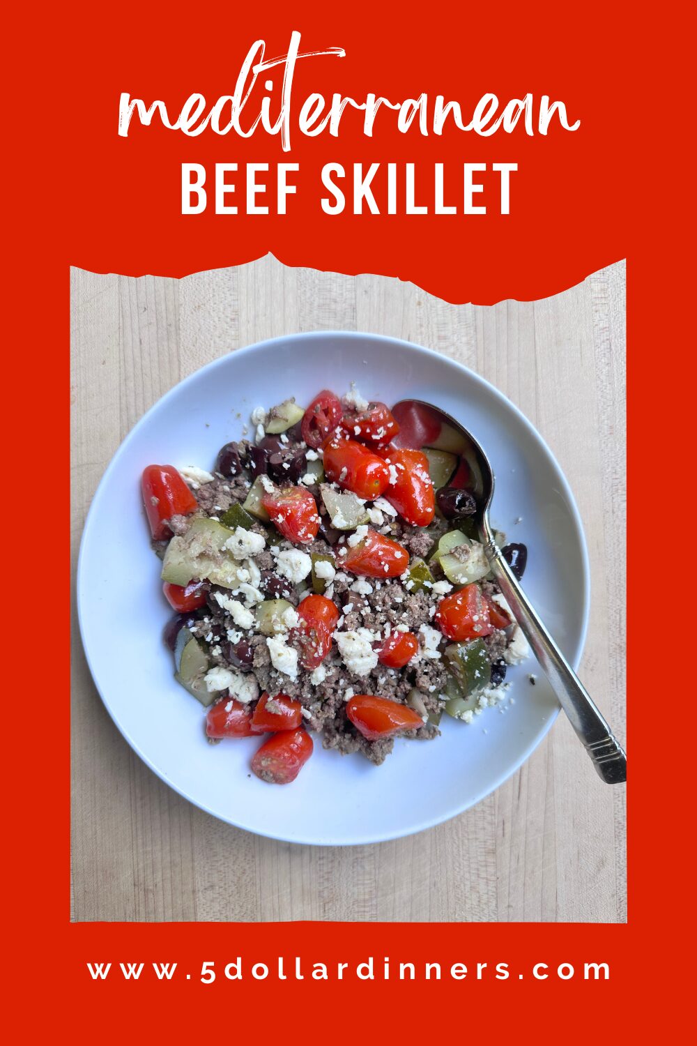Mediterranean Beef Skillet - $5 Dinners | Budget Recipes, Meal Plans ...