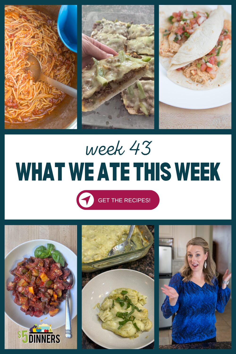 What We Ate This Week - Budget Dinner Ideas for Your Meal Plan - $5 ...